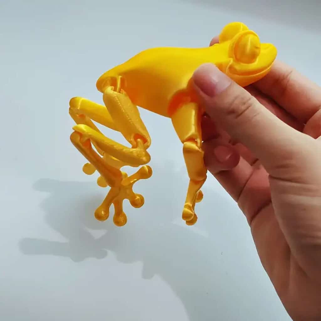 Customizable 3D Printed Movable Frog Creative Children's Toy ...