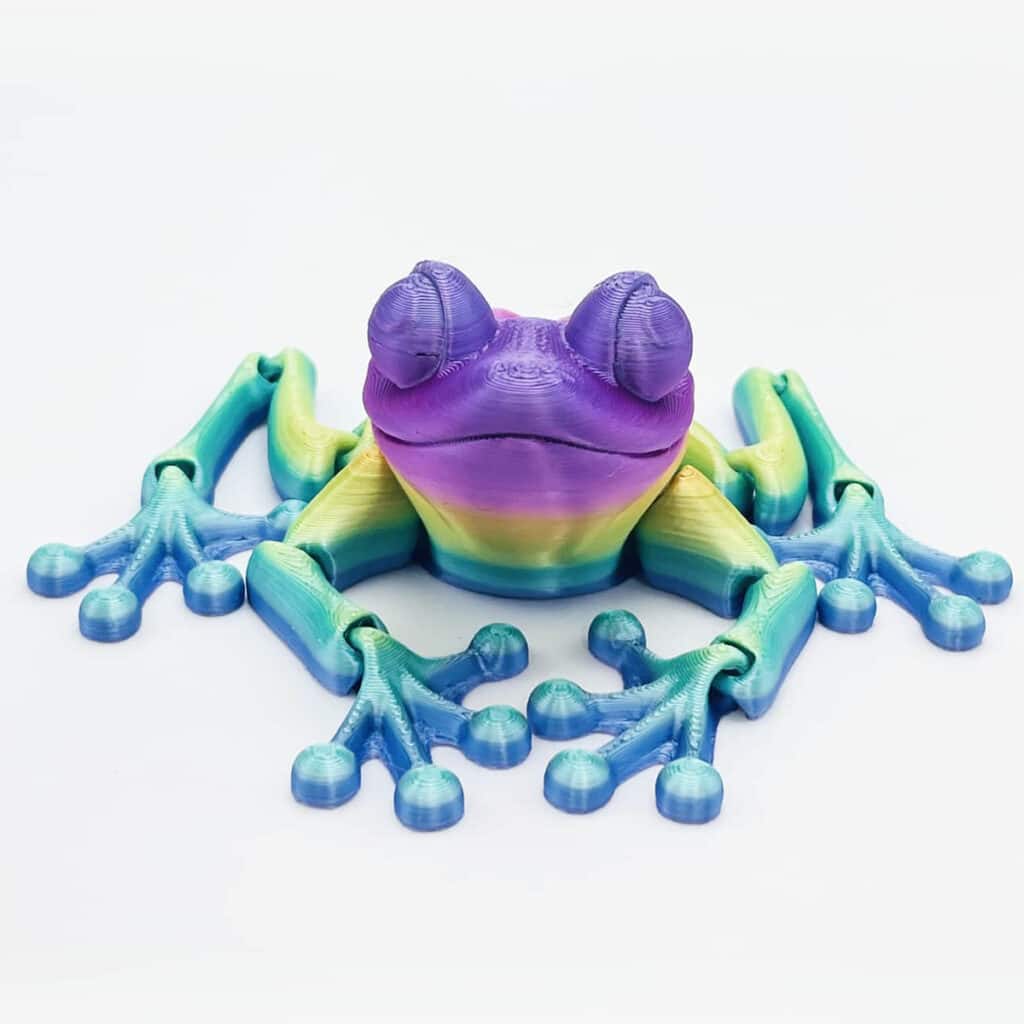Customizable 3D Printed Movable Frog Creative Children's Toy ...