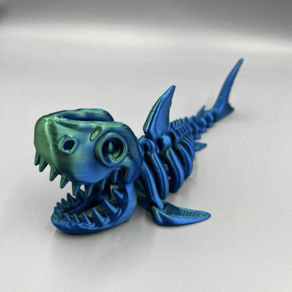 Custom 3D Printed Shark Skeleton Movable Children's Toy - Professional ...