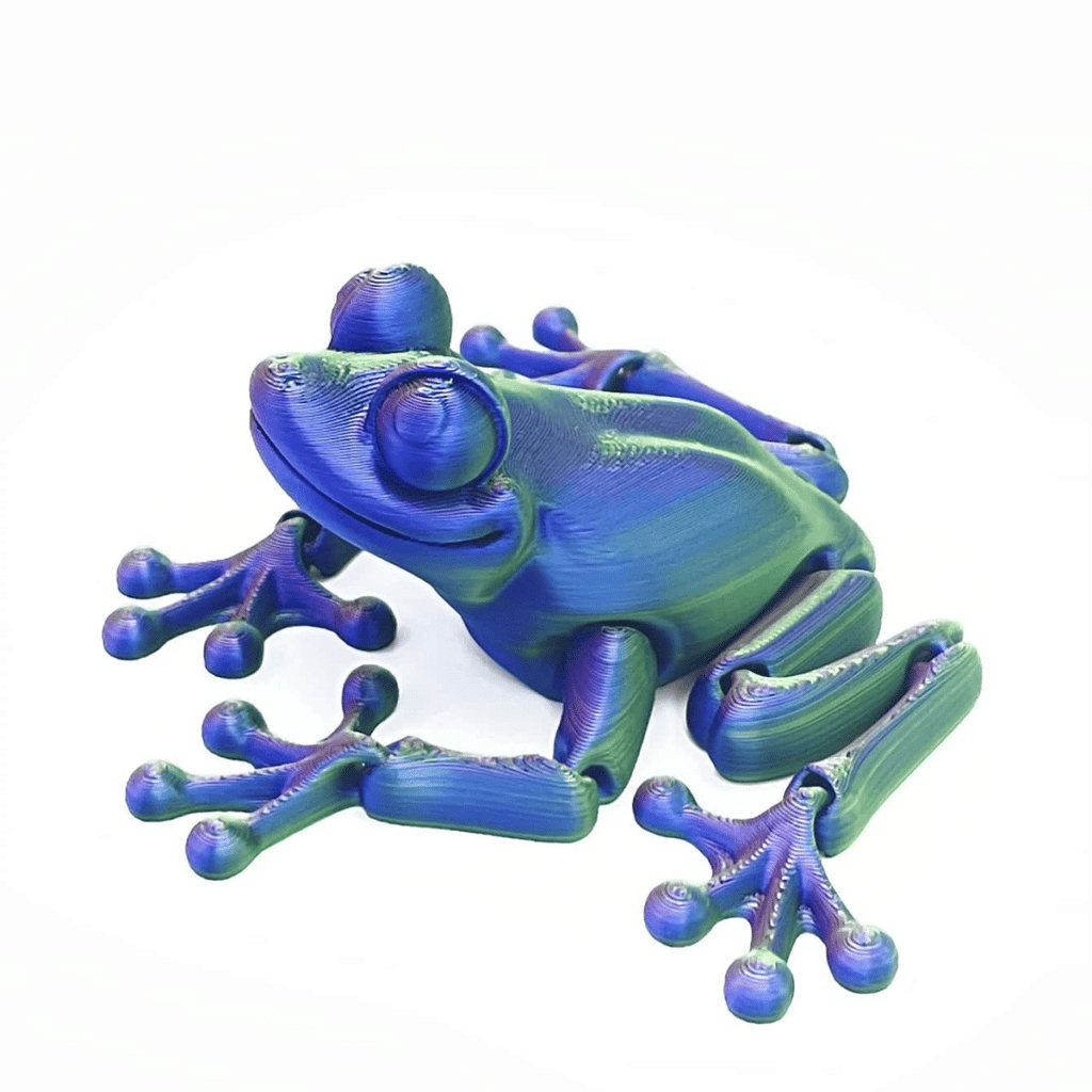 Customizable 3D Printed Movable Frog Creative Children's Toy ...