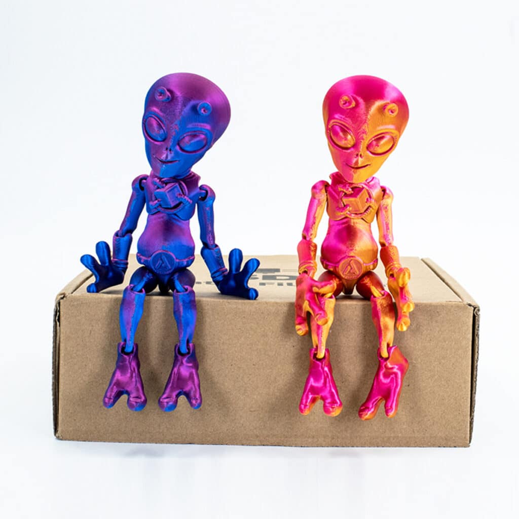 Customizable 3D Printed Alien Prototype Model Toy For Kids ...