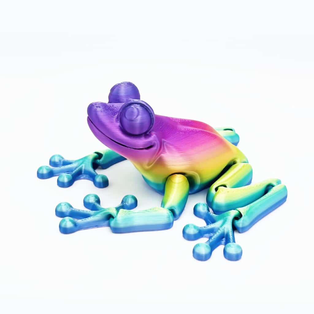 Customizable 3D Printed Movable Frog Creative Children's Toy ...