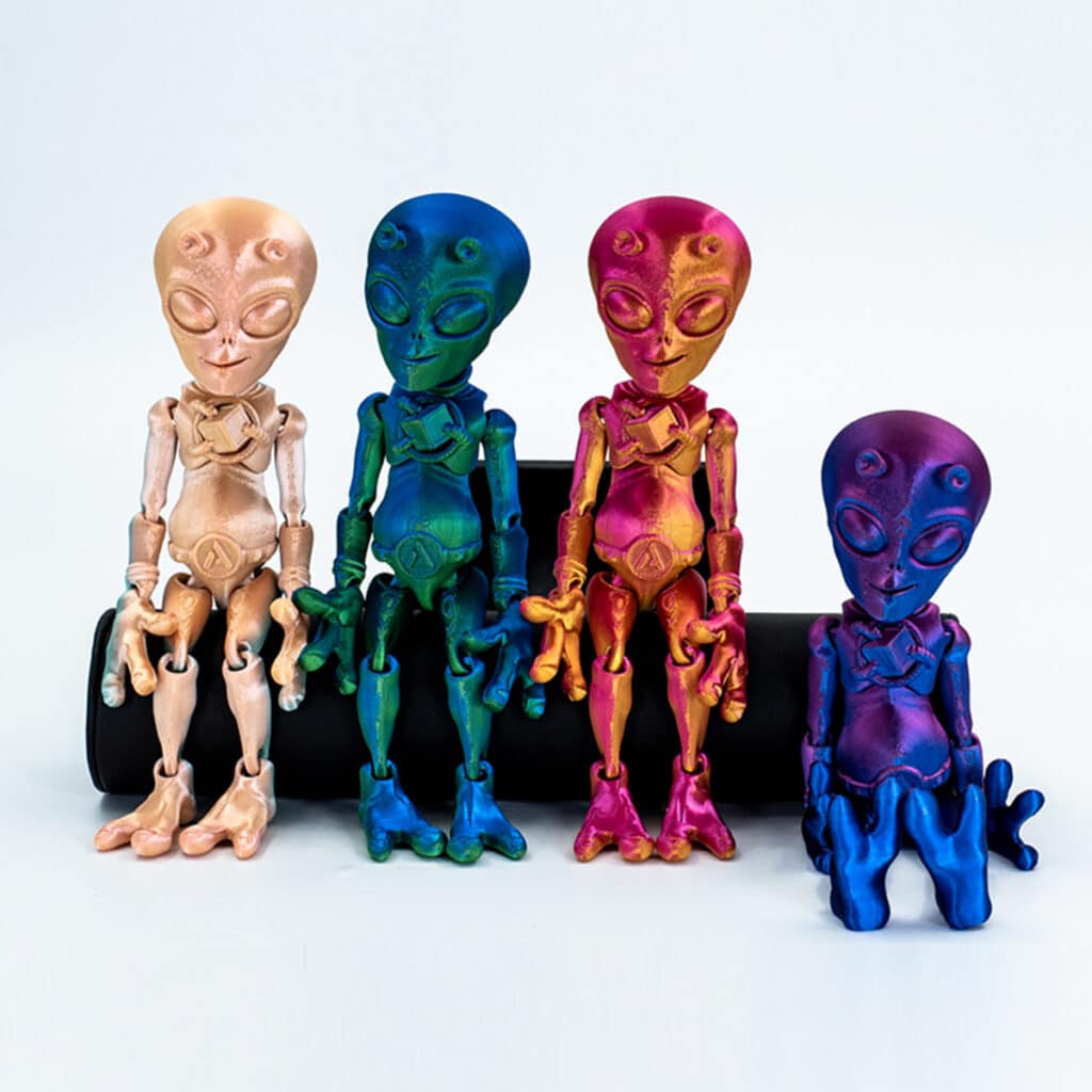 Customizable 3D Printed Alien Prototype Model Toy For Kids ...