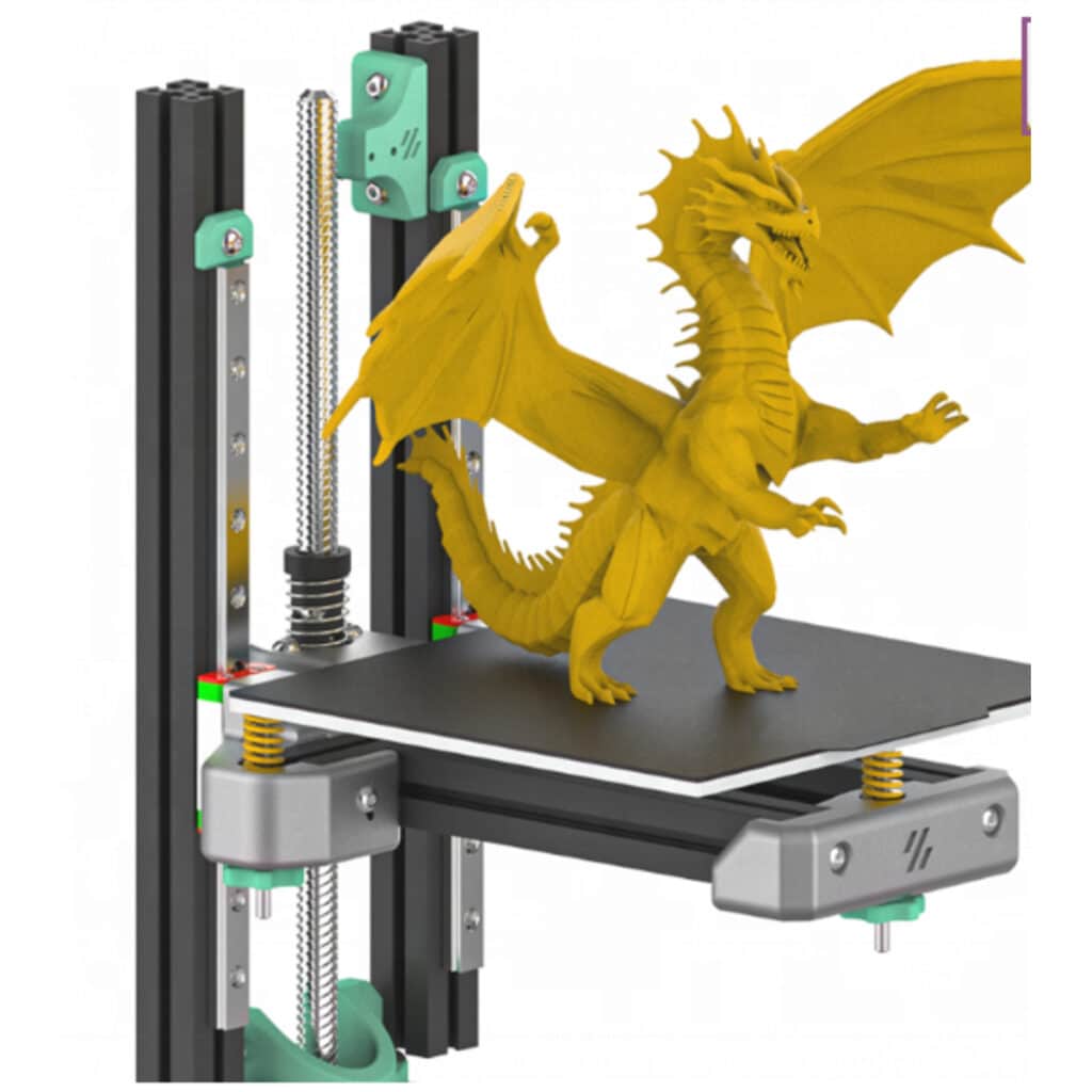 Industrial Enclosed Panel Desktop FDM 3D Flatbed Printer - Professional ...